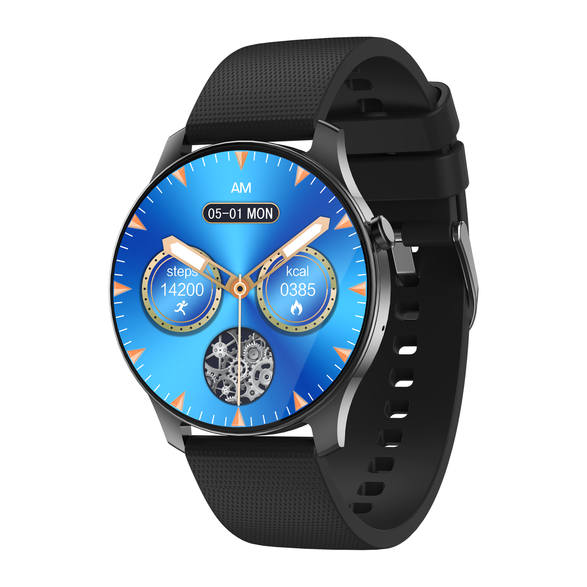 Blood Glucose Smartwatch with AMOLED Full Touch Display | Carelders QS