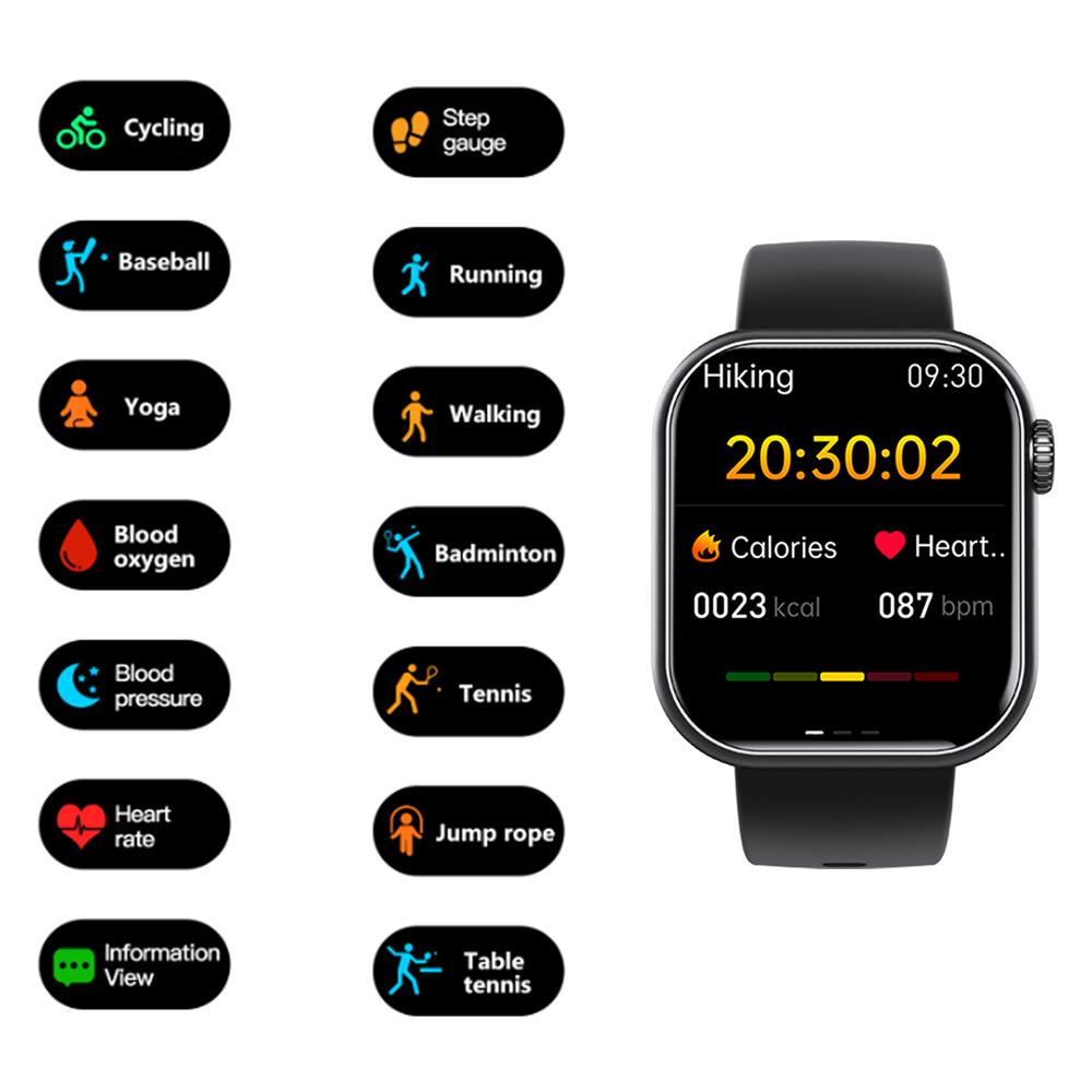 Blood Sugar Blood Pressure Heart Rate Blood oxygen Sleep Monitoring Wa ...